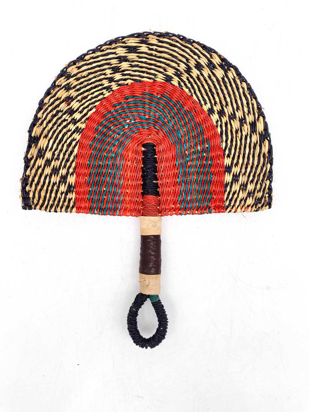 Bolga Fan / African Woven Fan / Decorative Wall Fan - Etsy UK