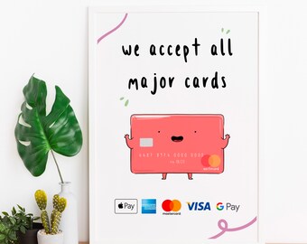We Accept Cards - Etsy