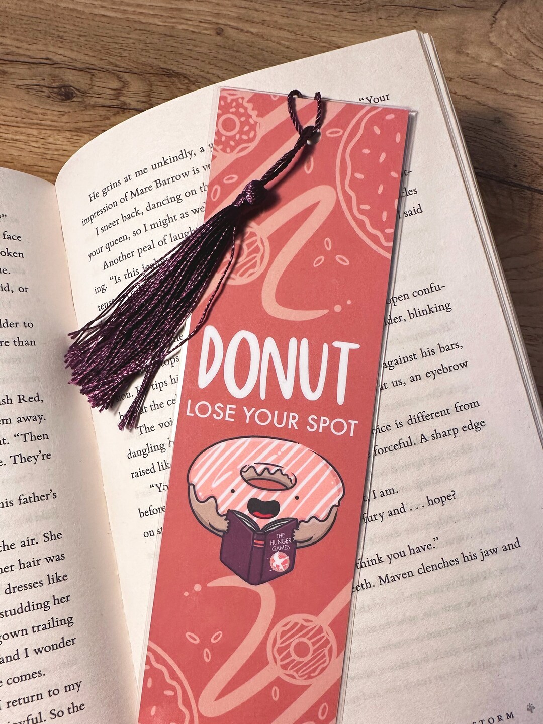 Donut Lose Your Spot Bookmark Donut Bookmark Perfect Gift for Bookworms ...