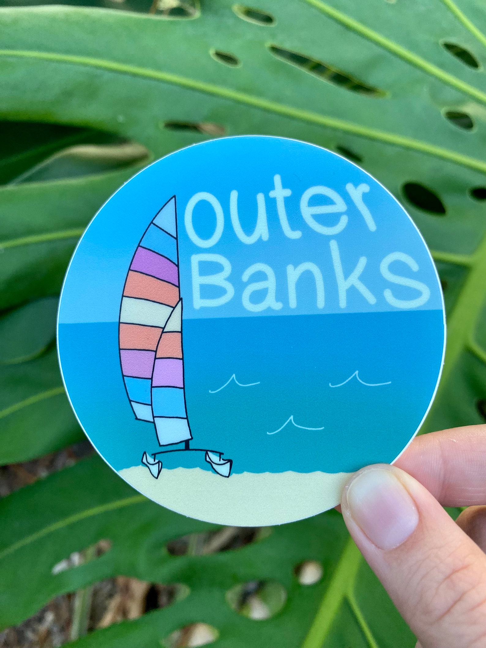 Outer Banks Sticker | OBX | North Carolina | Laptop and Water Bottle ...
