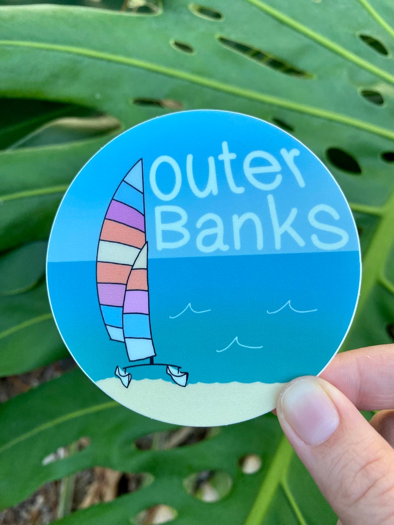 Outer Banks Sticker | OBX | North Carolina | Laptop and Water Bottle ...