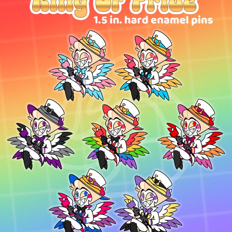 Hazbin Lucifer Pride - Etsy