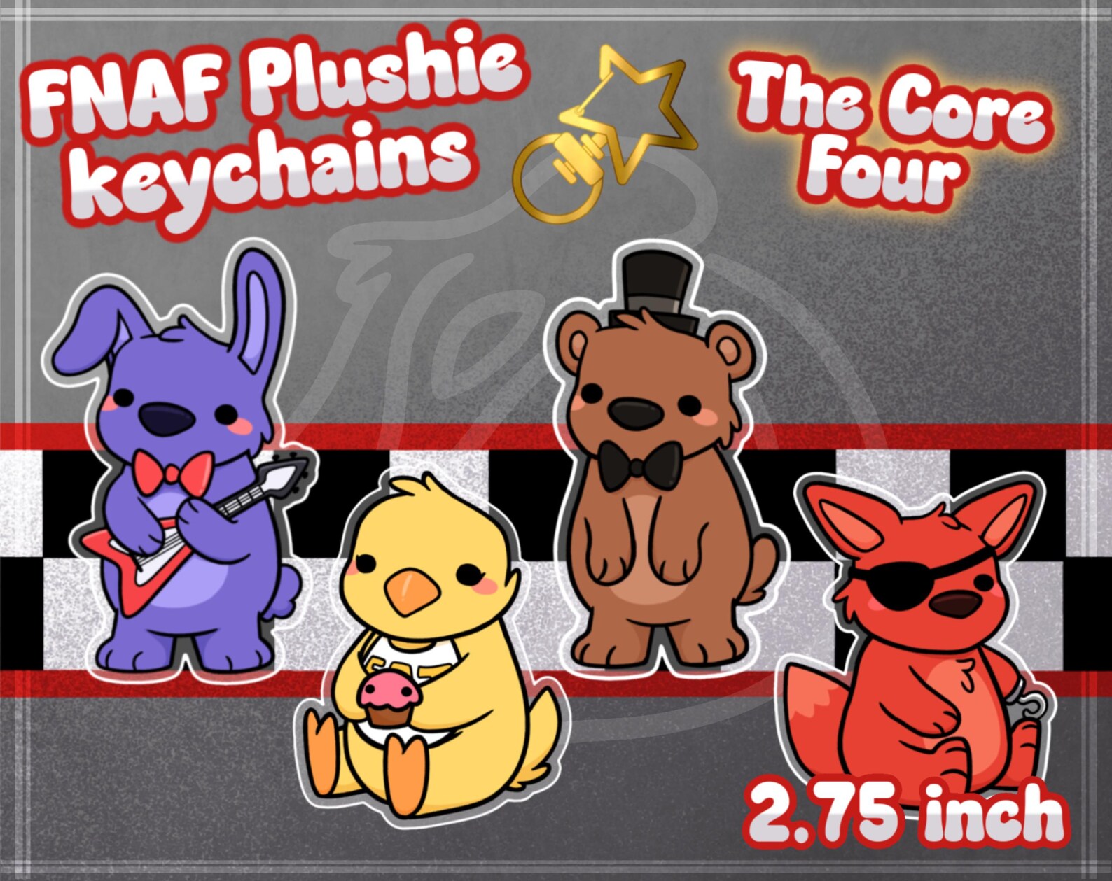 FNAF Plushies | Five Nights at Freddy’s Keychains - Etsy