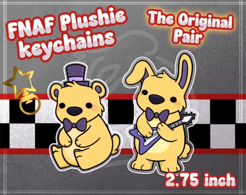 FNAF Plushies | Five Nights at Freddy’s Keychains - Etsy