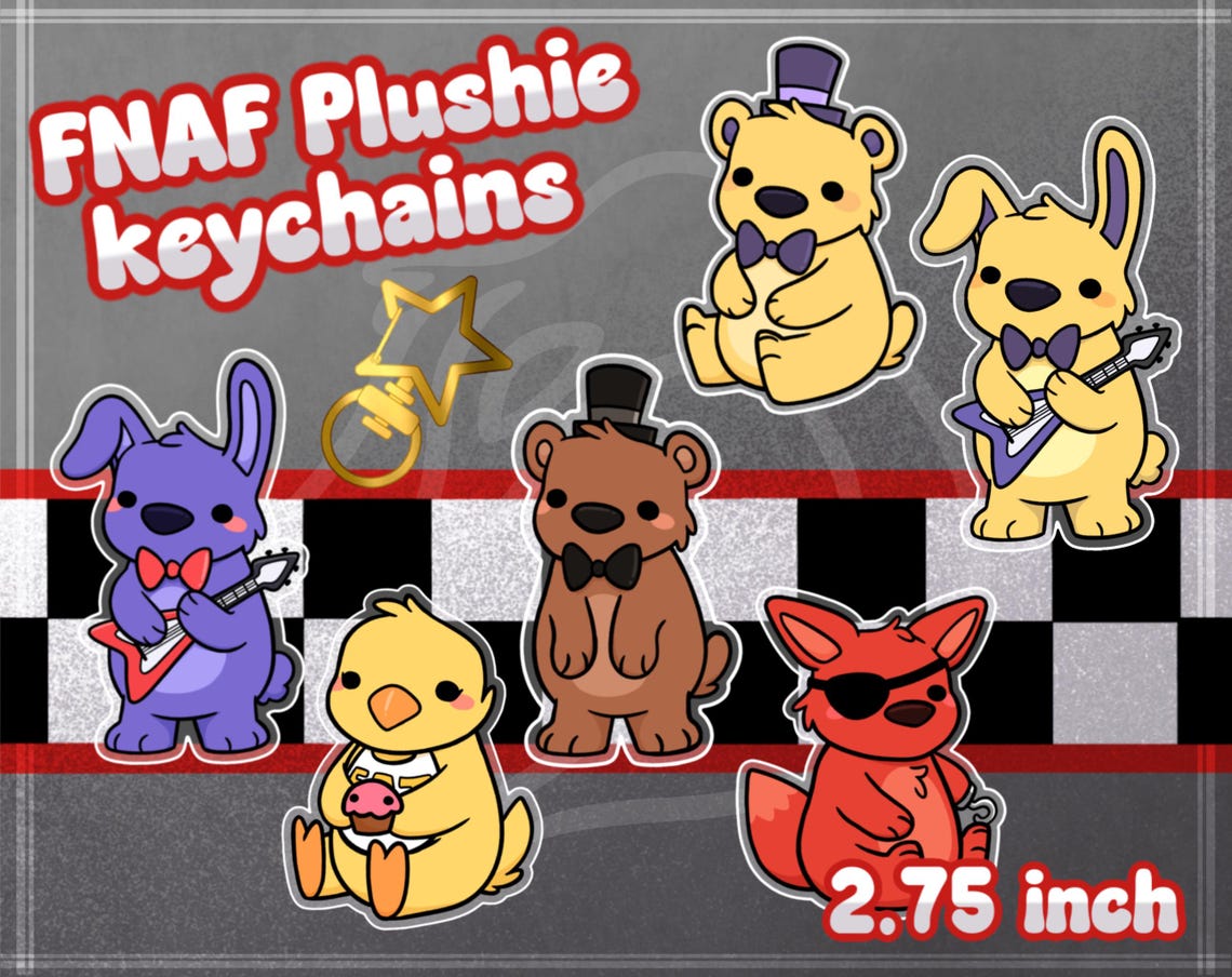 FNAF Plushies | Five Nights at Freddy’s Keychains - Etsy