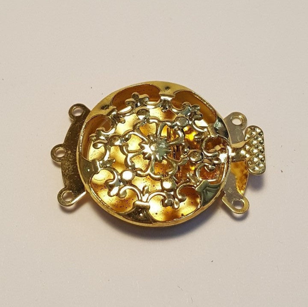 Box Clasp, Gold, 3 Strands - Etsy