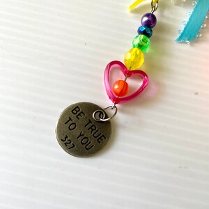 Rainbow Slow Stitched Embroidered Bookmark - Etsy