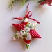 Christmas Fabric Star Ornament - Etsy