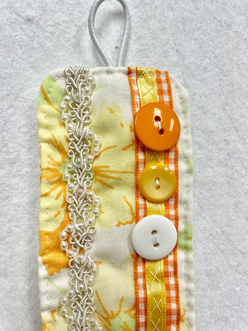 Vintage Linens Fabric Cuff Bracelet Boho Fashion With Button ...