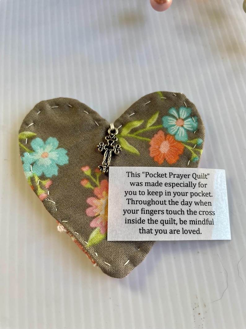 Heart Shaped Pocket Prayer Quilt - Etsy