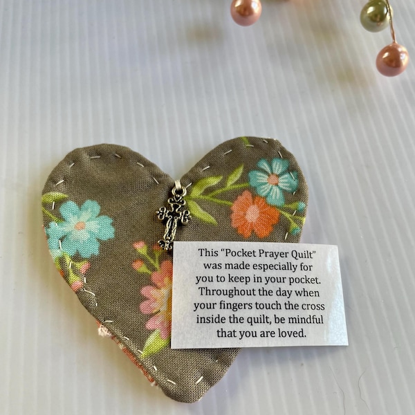 Pocket Prayer Heart - Etsy