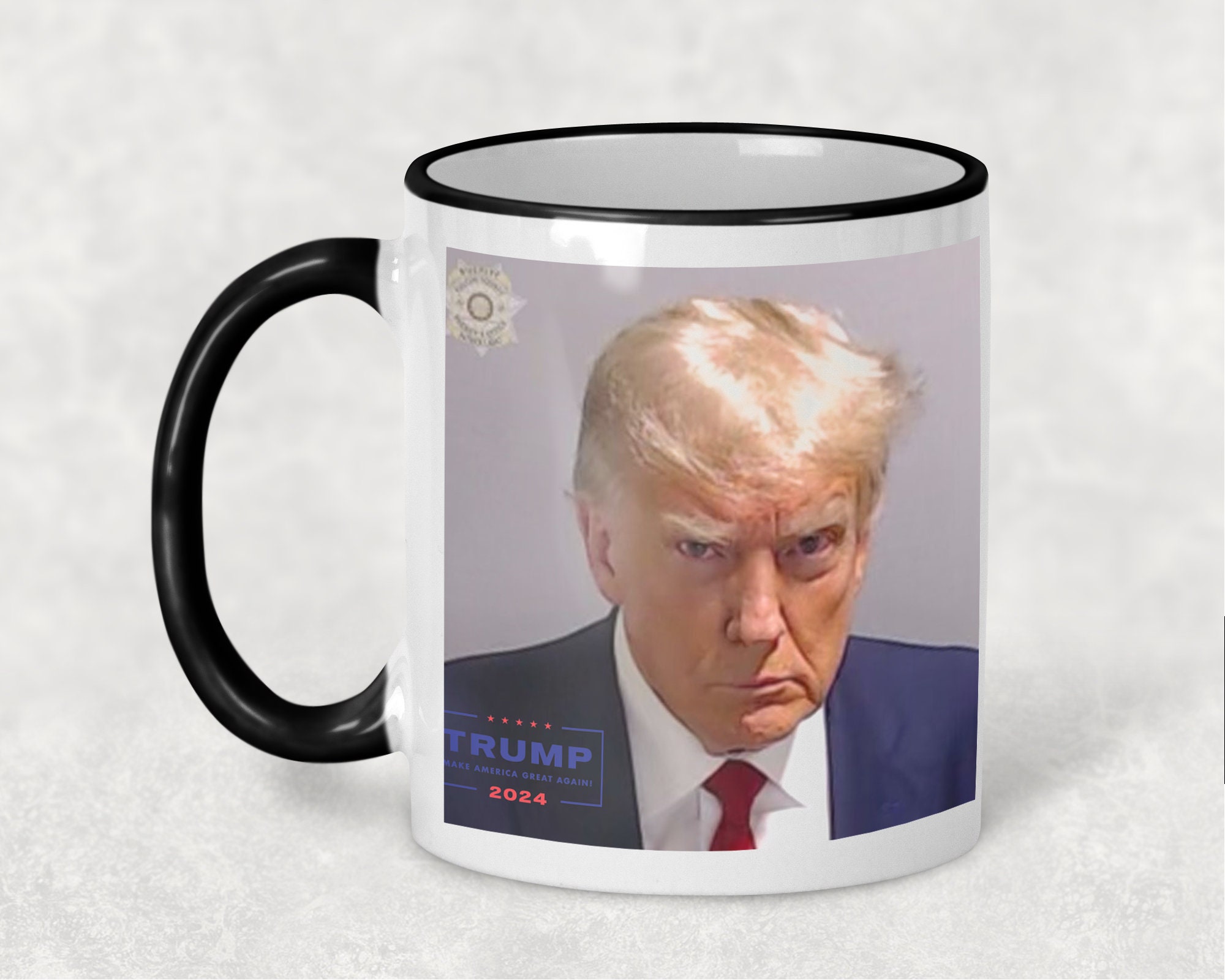 Donald Trump Mug Shot Limited Edition Donald Trump Mug Shot Mugs with ...