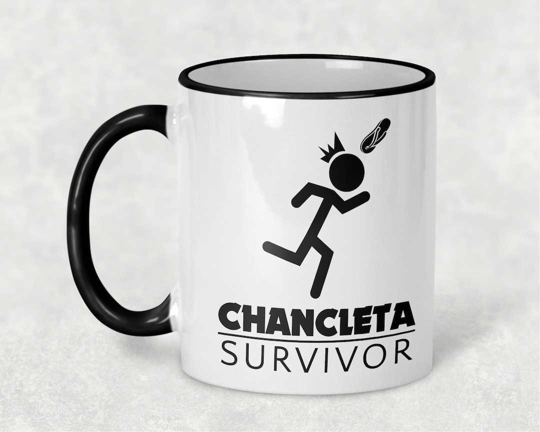 Chancleta Survivor Puerto Rican Coffee Mug Chancla Survivor Puerto Rico ...