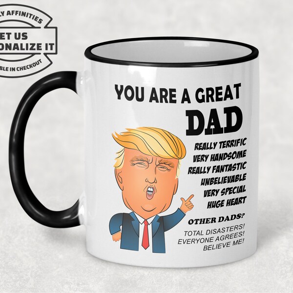 Great Dad Trump Mug - Etsy