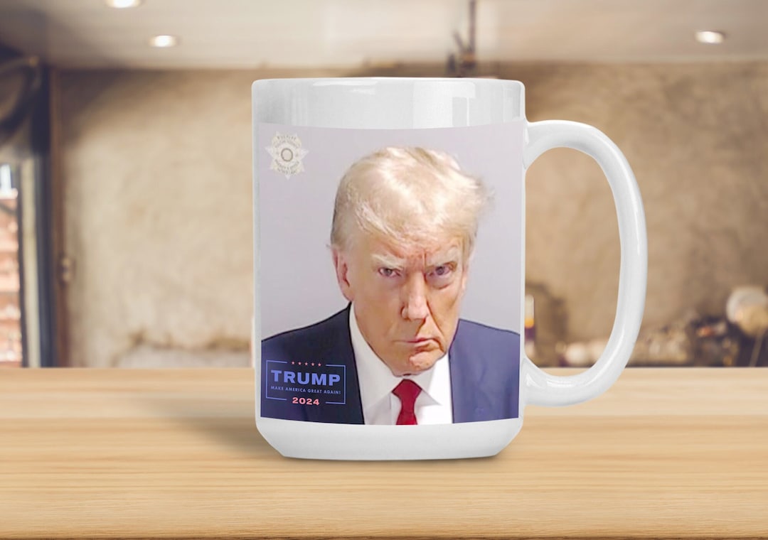 Donald Trump Mug Shot Limited Edition Donald Trump Mug Shot Mugs With ...