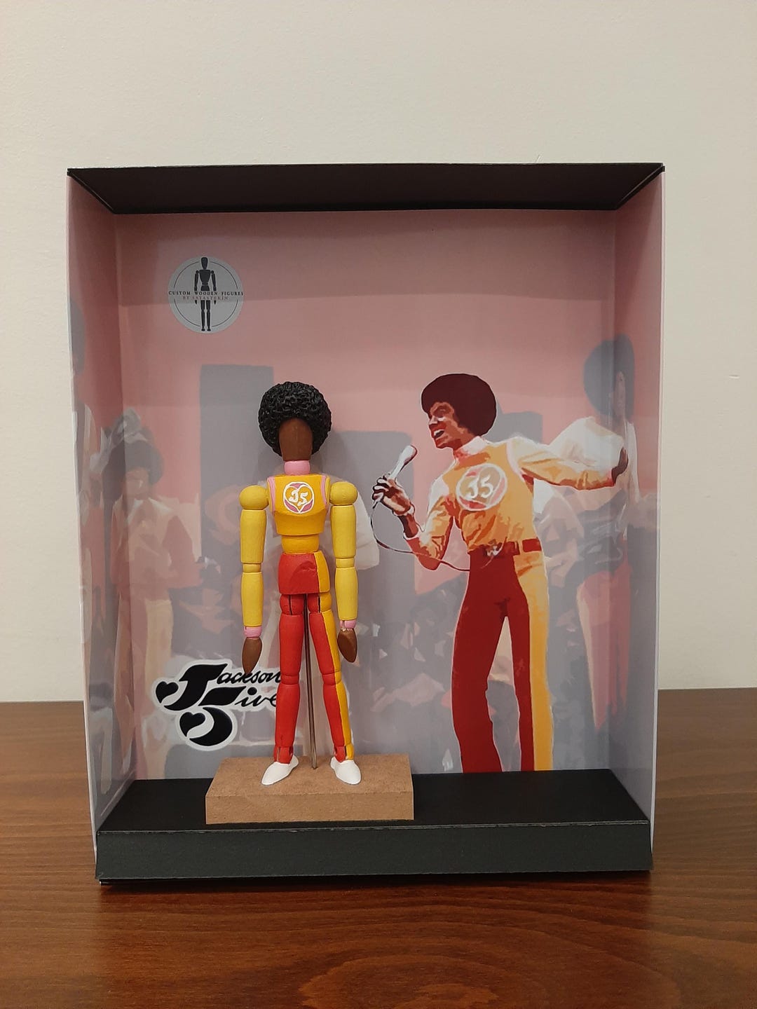 Michael Jackson JACKSON 5 Wooden Figure Art Doll Mannequin 14 CM - Etsy