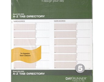 Day Runner Planner - Etsy