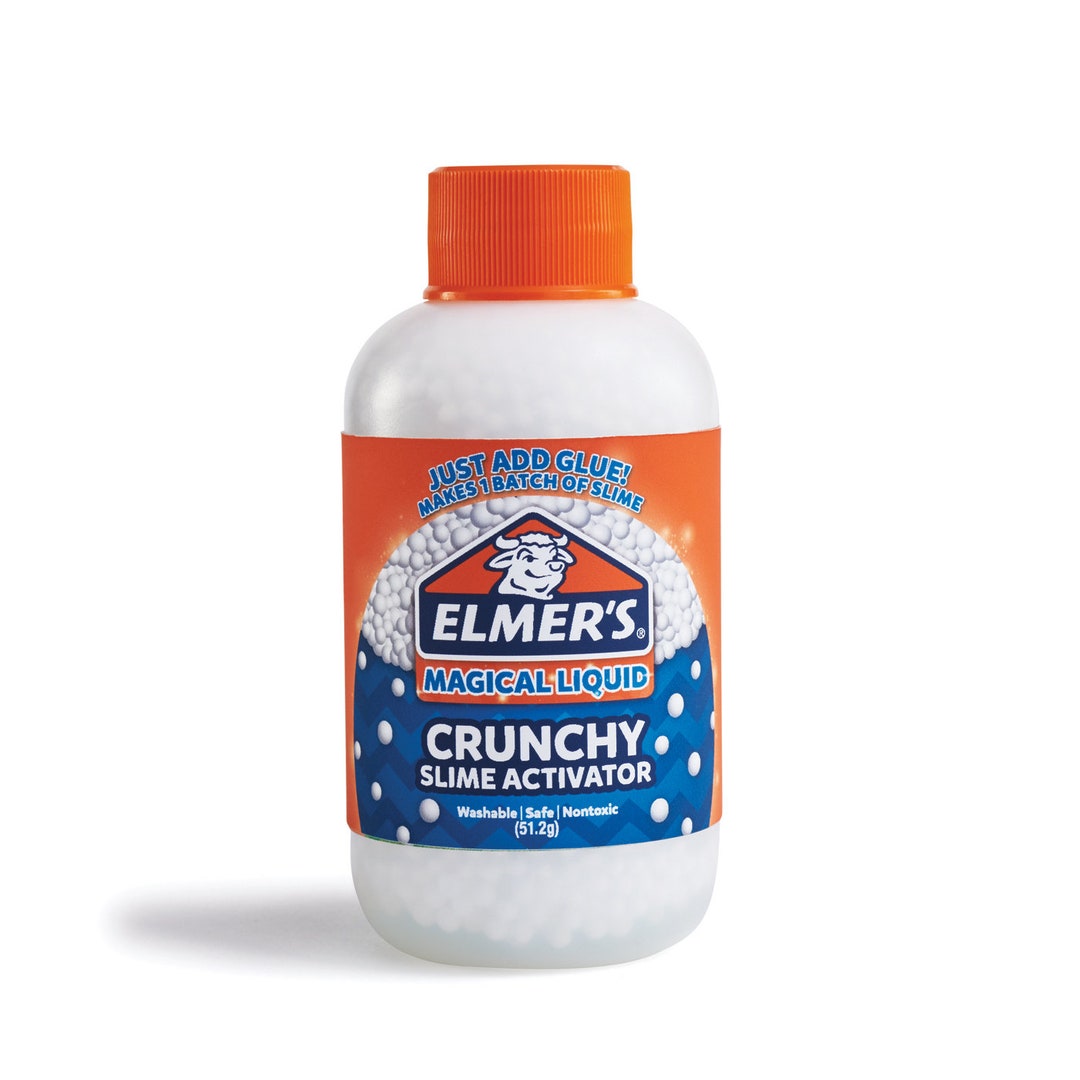 Elmers Crunchy Slime Activator Magical Liquid Glue Slime Activator, 2 ...