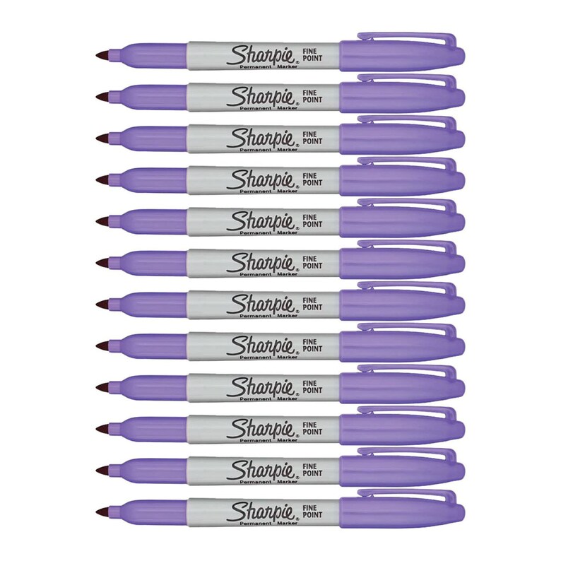 Sharpie Permanent Marker Fine Point Lilac LIGHT PURPLE - Etsy