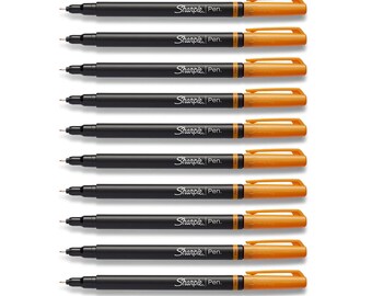 Orange Ink Pen - Etsy
