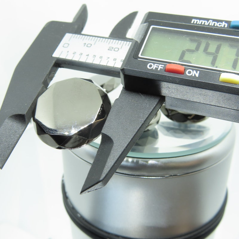 Metal Mirror Buttons - Etsy