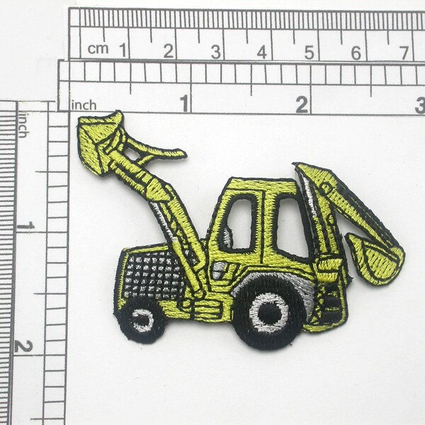 Backhoe Applique - Etsy
