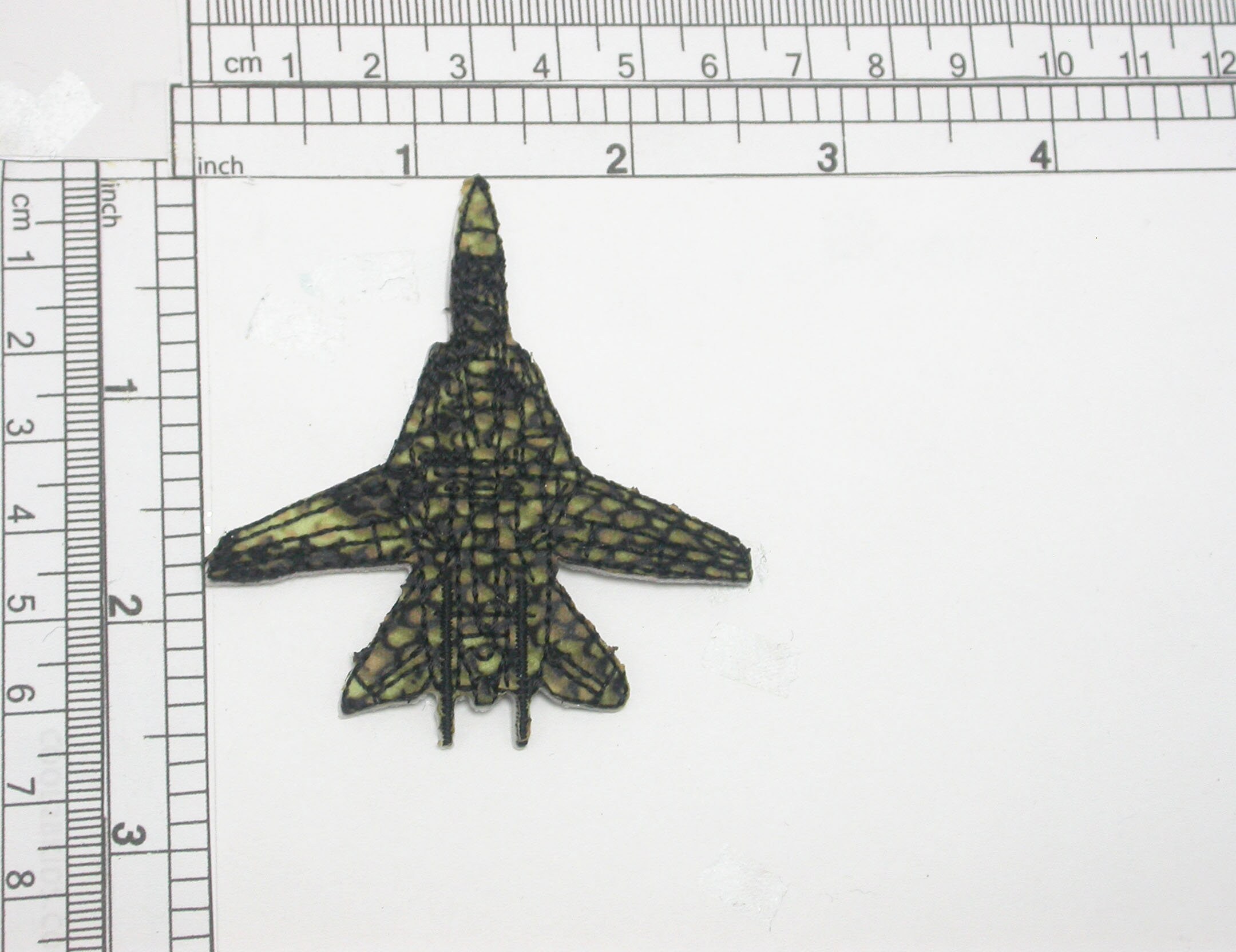 F14 Fighter Plane Applique Iron on Embroidered Camo Patch - Etsy
