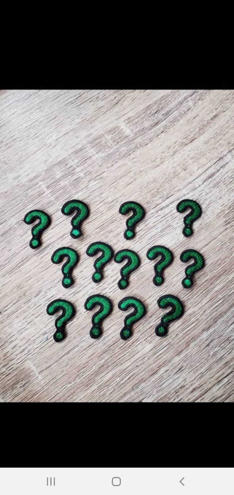 3 X Green Question Mark . Marijuana Pot Iron on Patch Applique - Etsy