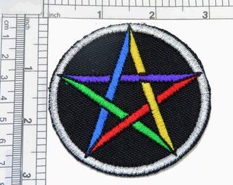 Elements Pentagram Patch Custom Made - Etsy