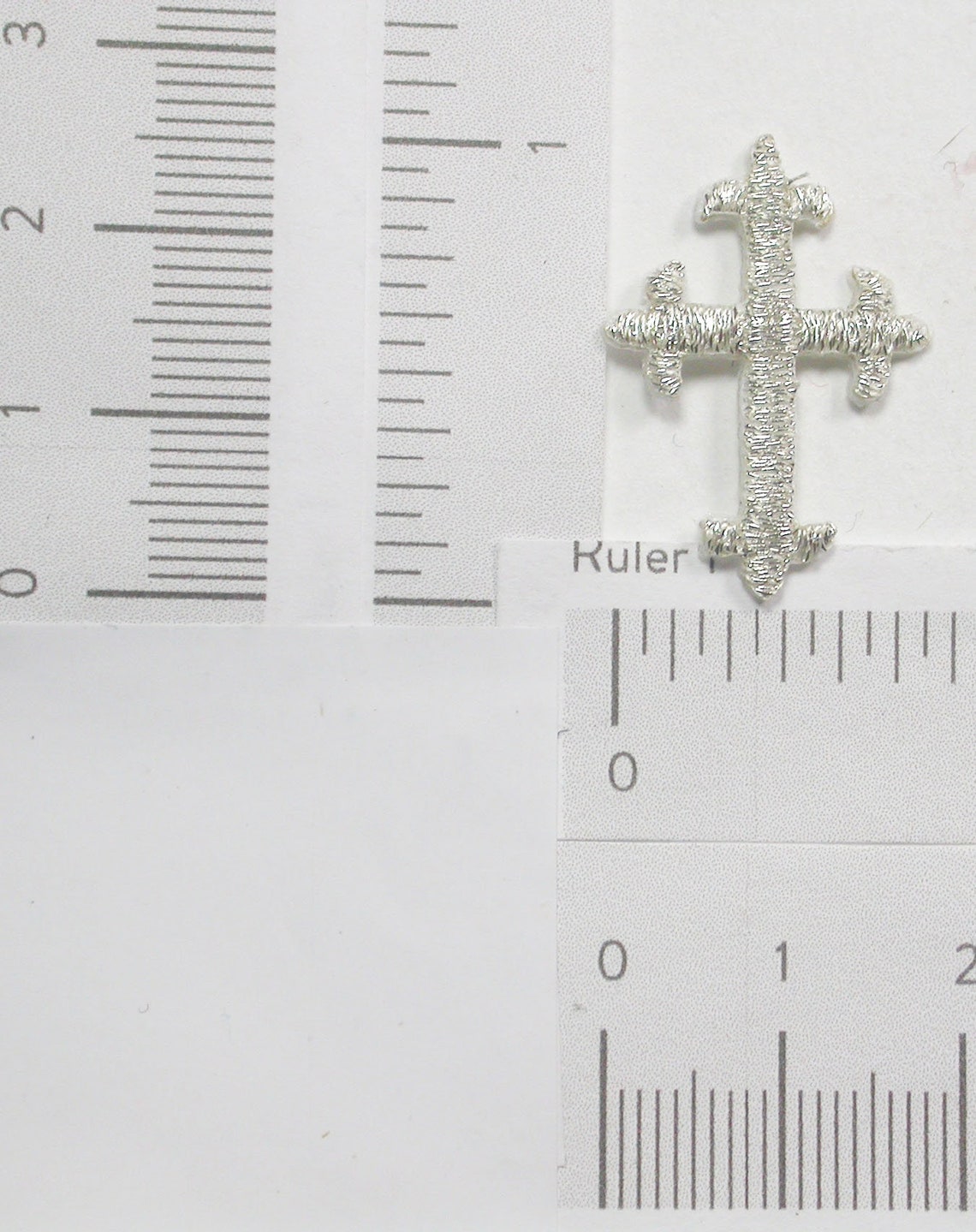5 X Latin Cross 1 X 11/16 25mm X 17mm Iron on - Etsy