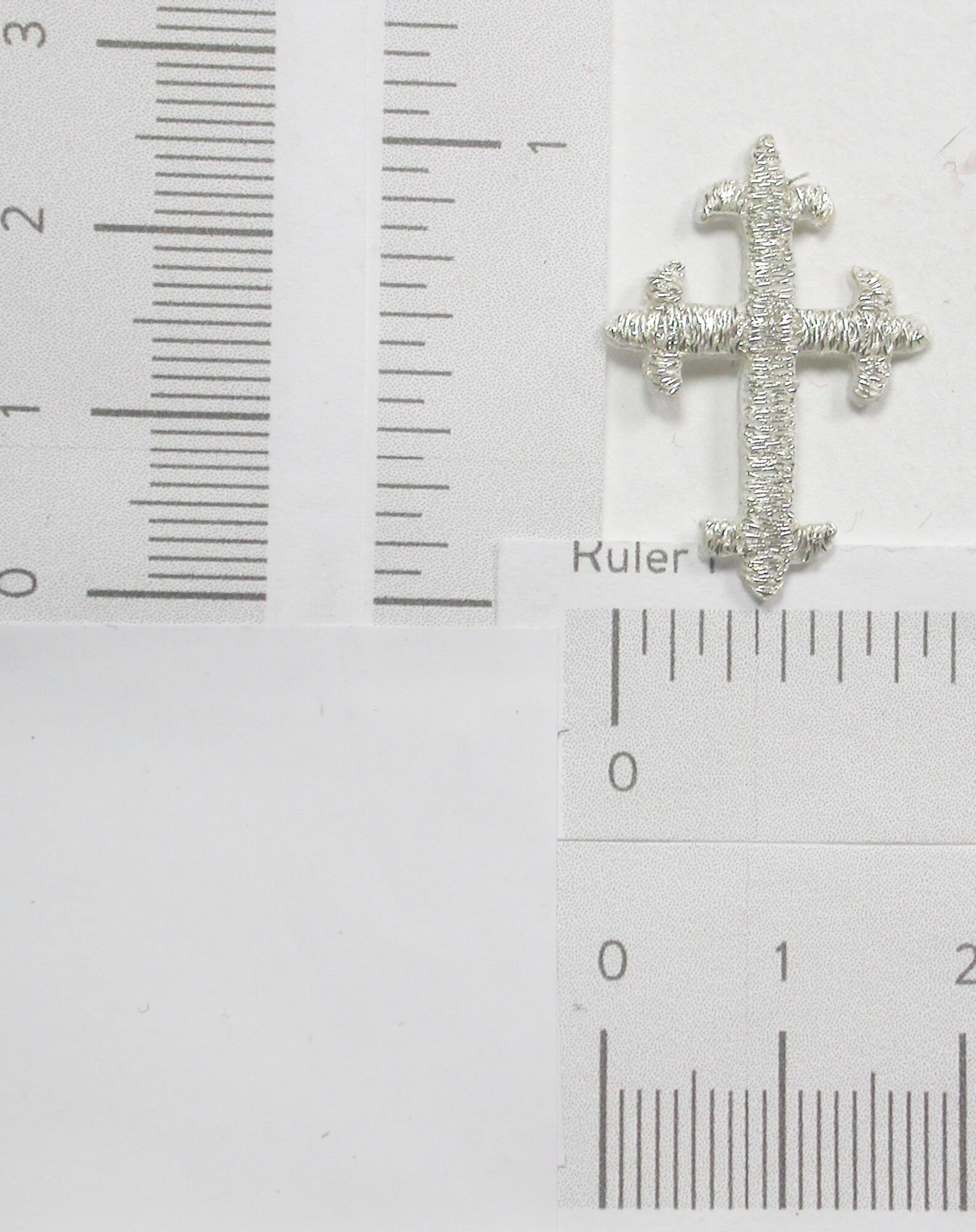5 X Latin Cross 1" X 11/16" (25mm X 17mm) Iron on Patch Applique - - Etsy