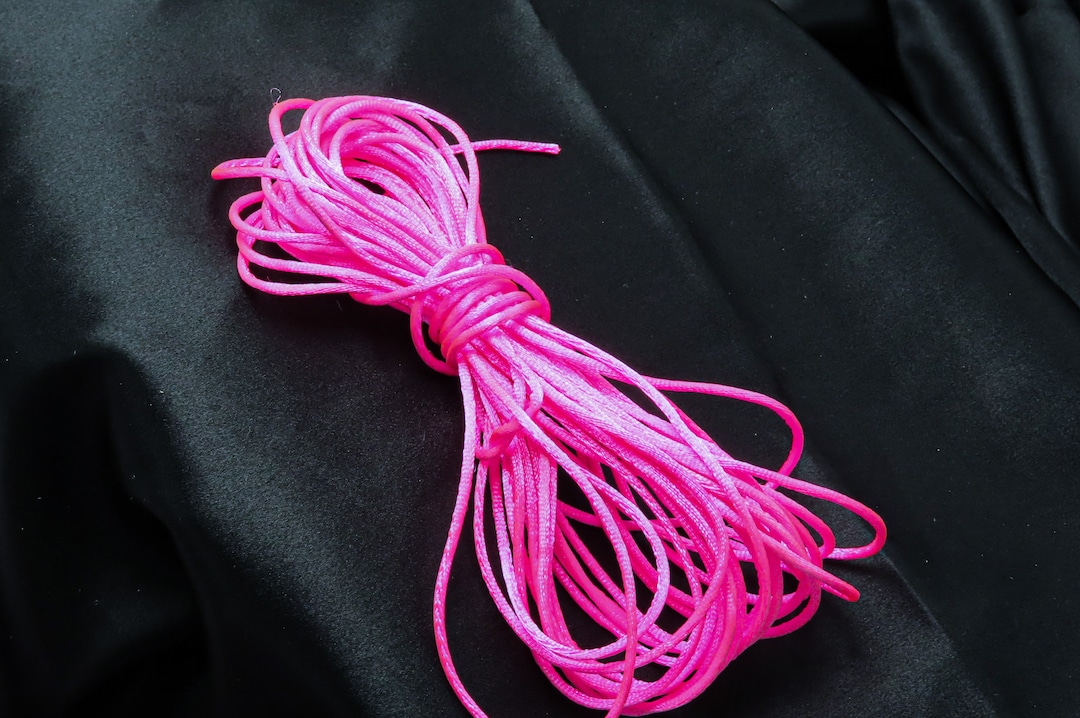 10 Yards - 2mm Satin Rattail Cord Rat Tail Jewelry Making Macramé Braid ...