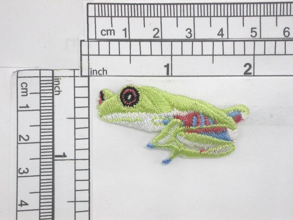 Tree Frog Patch Iron on Embroidered Applique 1/2 High X - Etsy