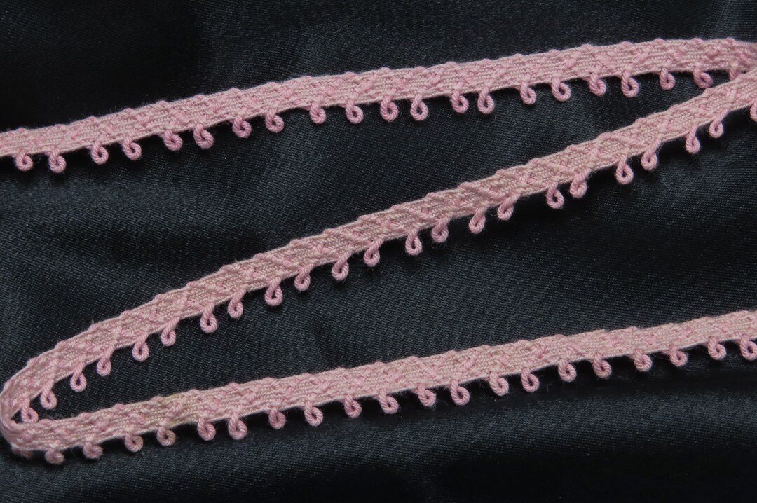 Mini Looped Picot Edge Braid 5/16" 9mm Pink 5 Yards - Etsy
