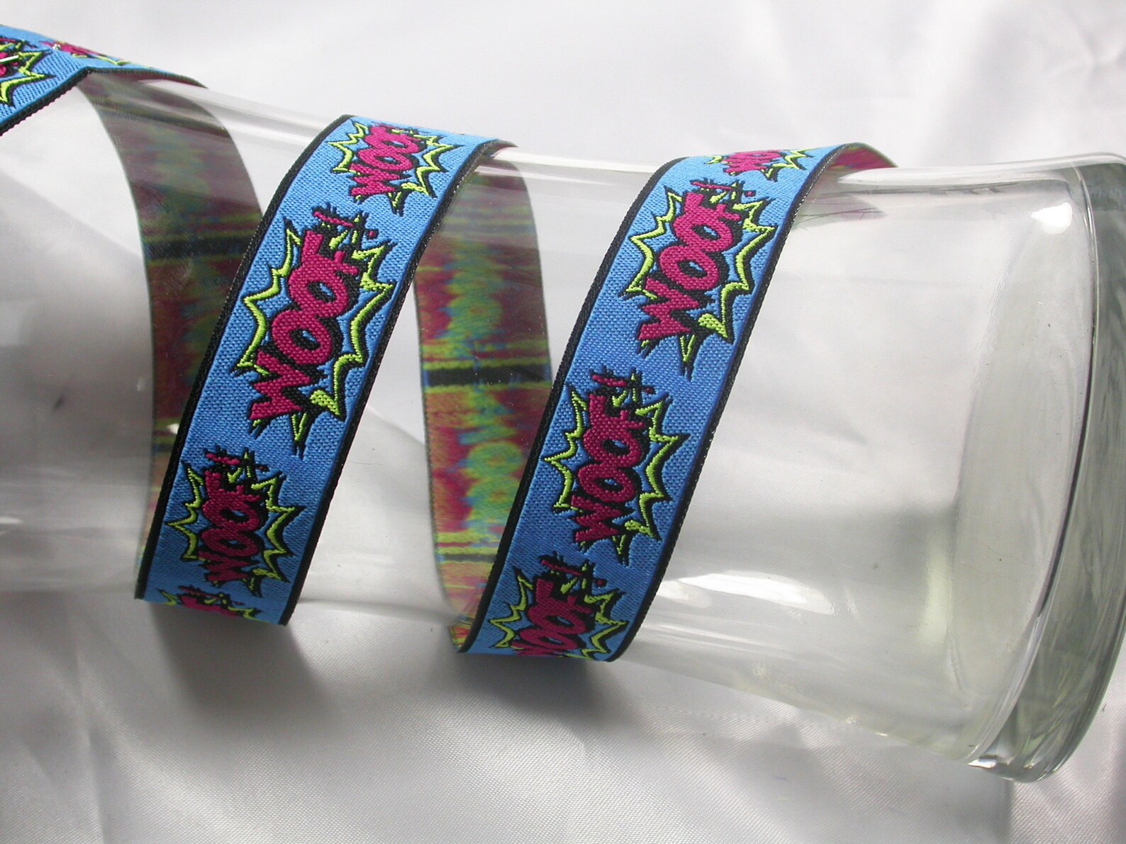 Jacquard Ribbon 15/16" (24mm) WOOF Cartoon Comic Design per Yard - Etsy