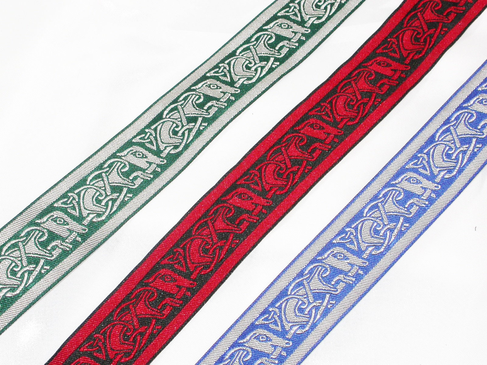 Celtic Beast Jacquard Ribbon, 1.25" Wide, 3 Yards - Etsy