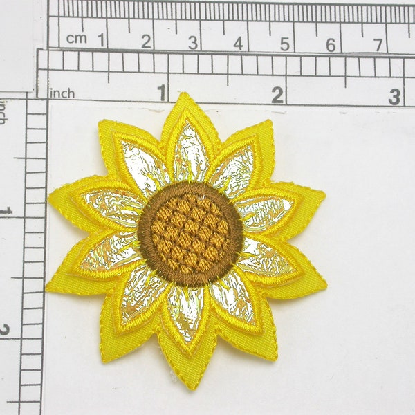 Sunflower Iron on Patch - Etsy