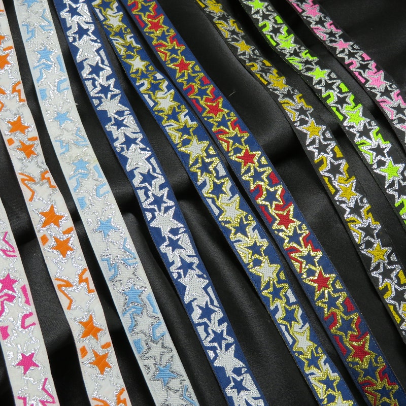 Moon and Stars Ribbon - Etsy