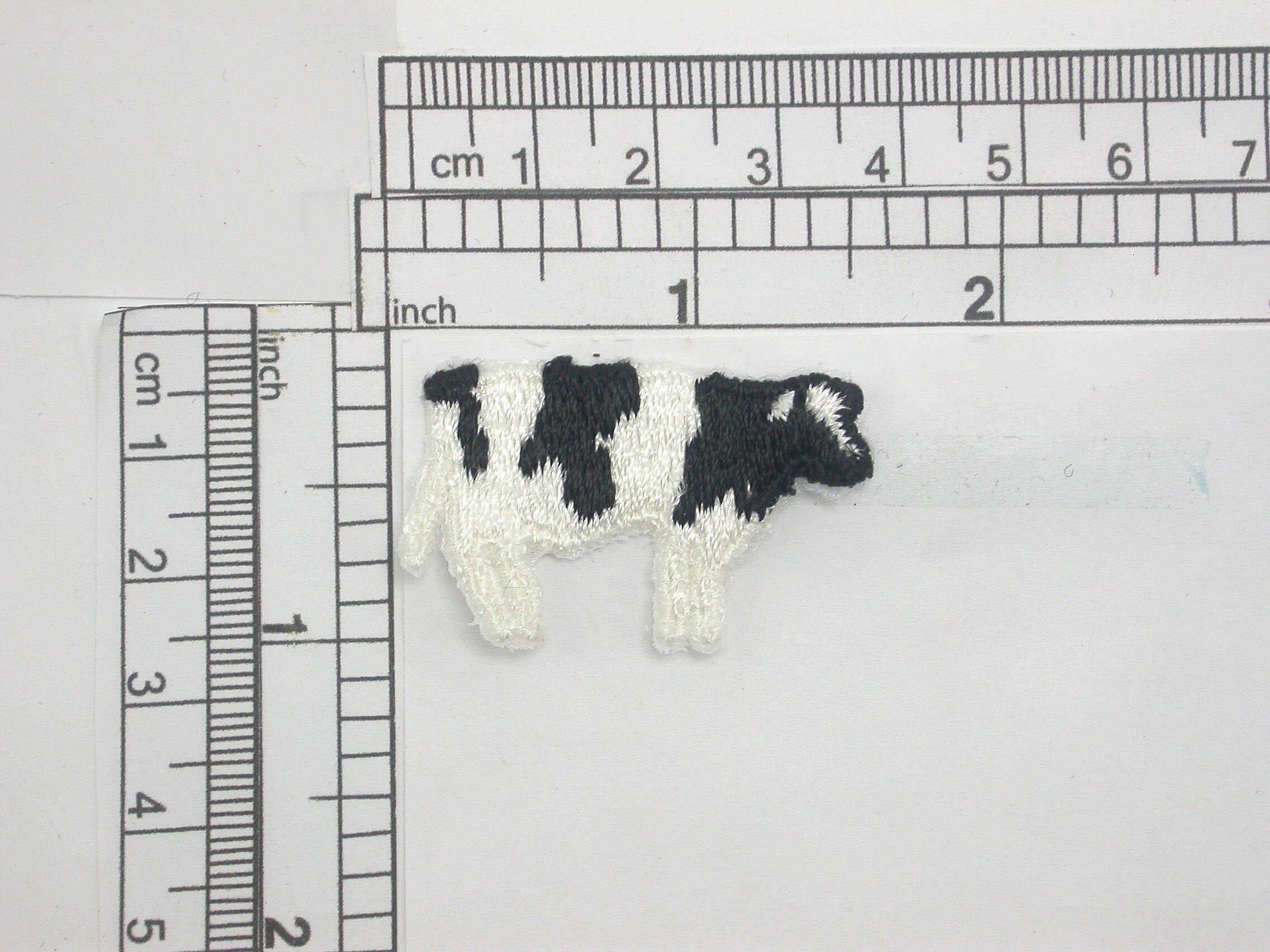 Dairy Cow Patch Iron on Embroidered Applique 1 1/2 X - Etsy