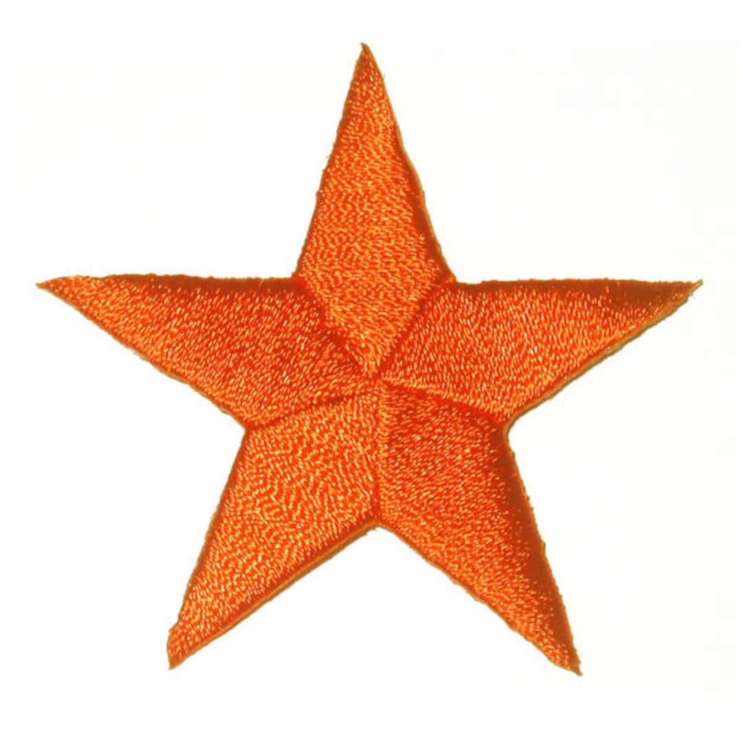 Star Patch 2 3/8" (60mm) Iron on Embroidered Patch Applique 10 Pack - Etsy