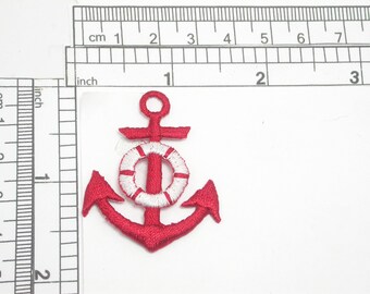 Red Anchor Patch | Etsy