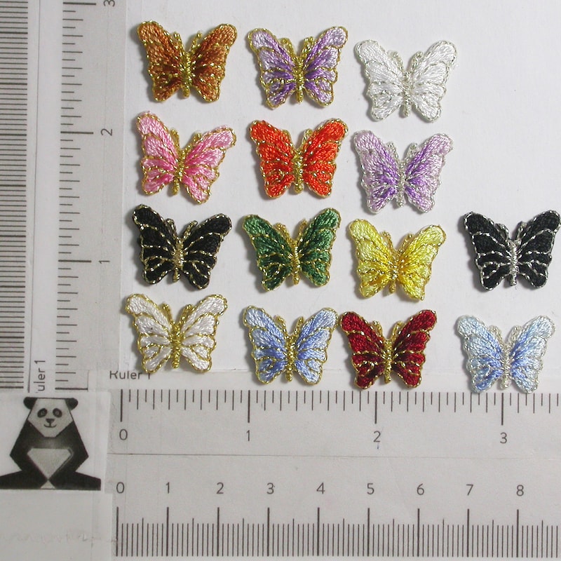 Embroidered Butterfly Patches - Etsy