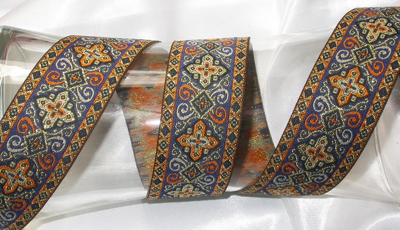Renaissance Jacquard Ribbon 1 1/2 38mm Priced Per Yard | Etsy