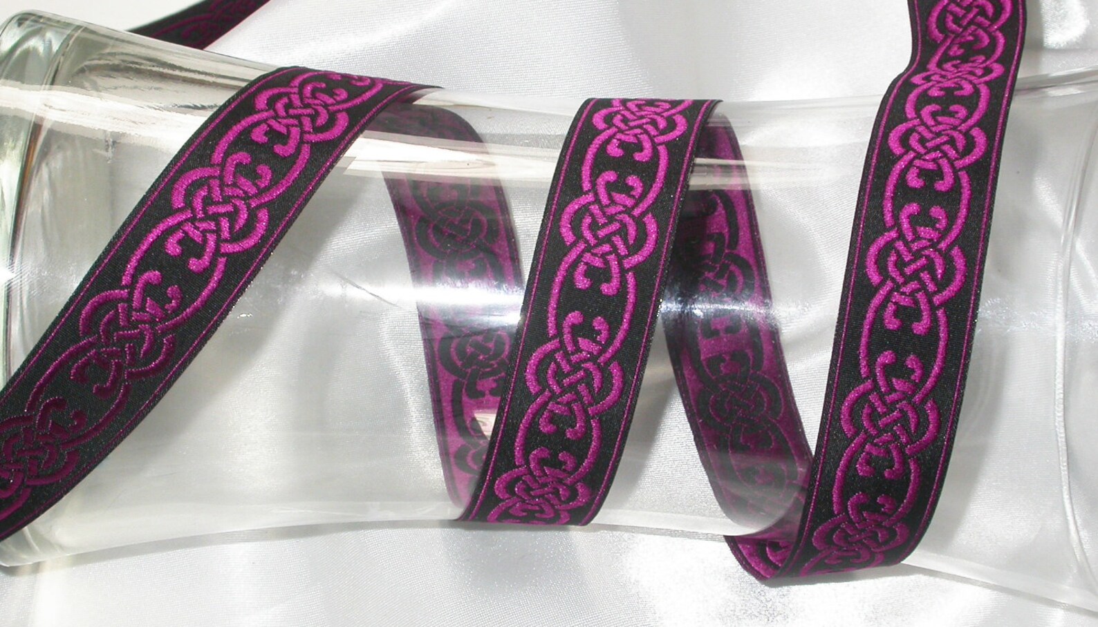 Celtic Chain Ribbon 7/8 22MM Design 5 yards 8 | Etsy