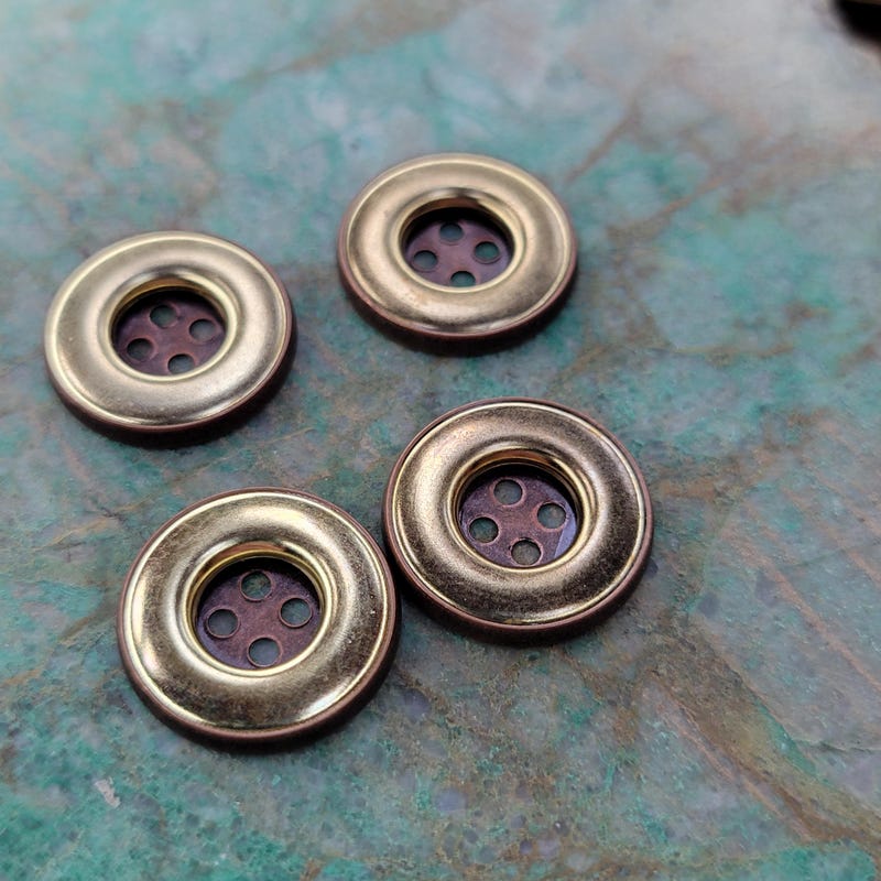 Two Tone Buttons - Etsy