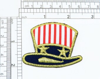 Your Name on Uncle Sam's Hat, Patch Custom Made - Etsy