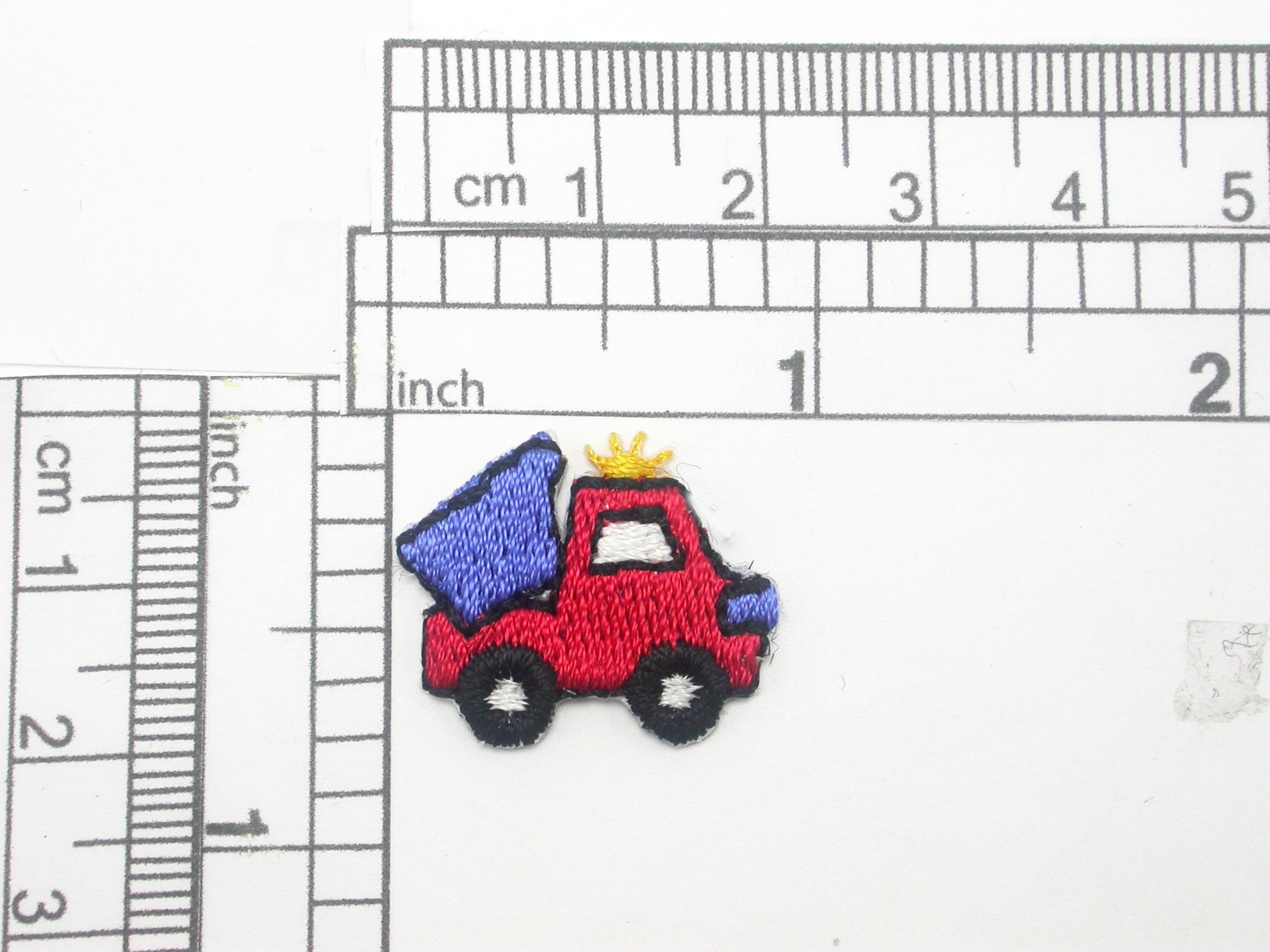 5 X Dump Truck Patch Mini Iron on Embroidered Applique | Etsy