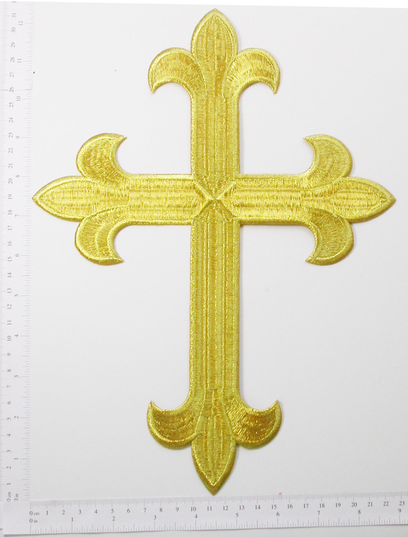 Cross Patch 12 Iron on Applique Latin Cross 12 X - Etsy