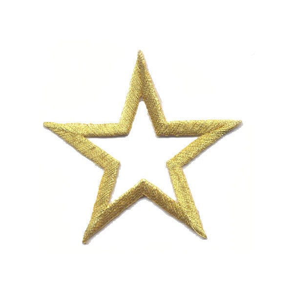 Gold Star Patch - Etsy
