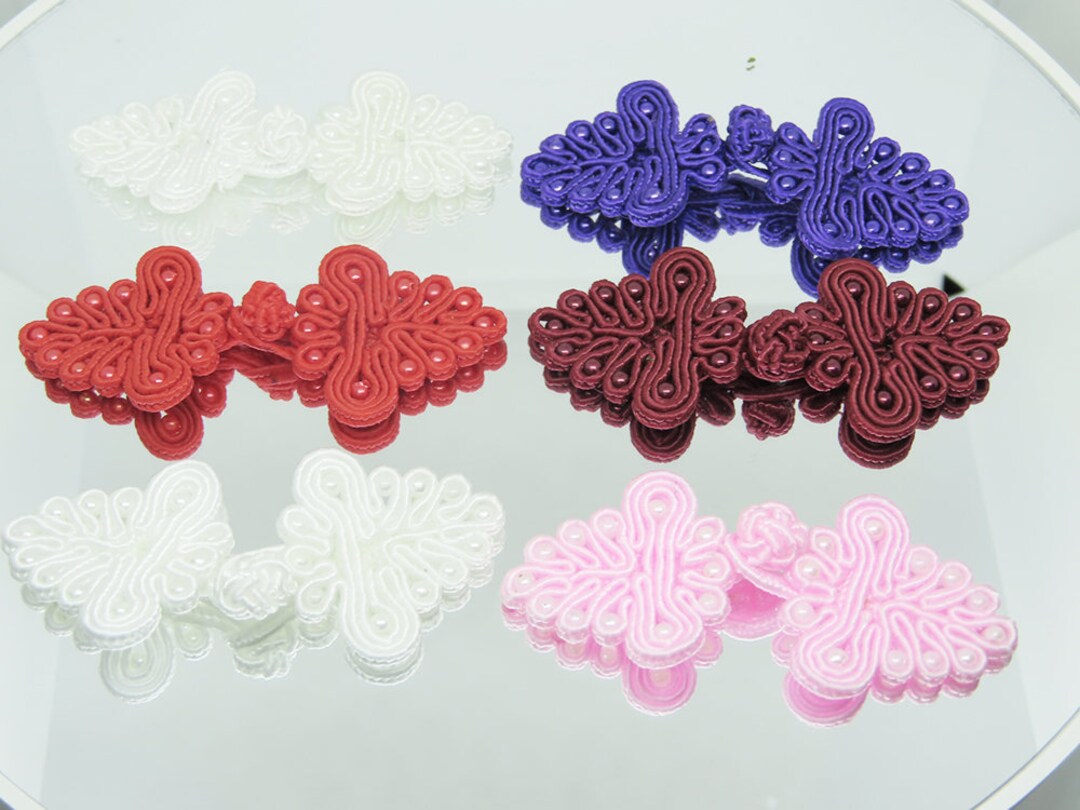 Chinese Frog Closures – Fabric Buttons, 3 Piece Pack - Etsy